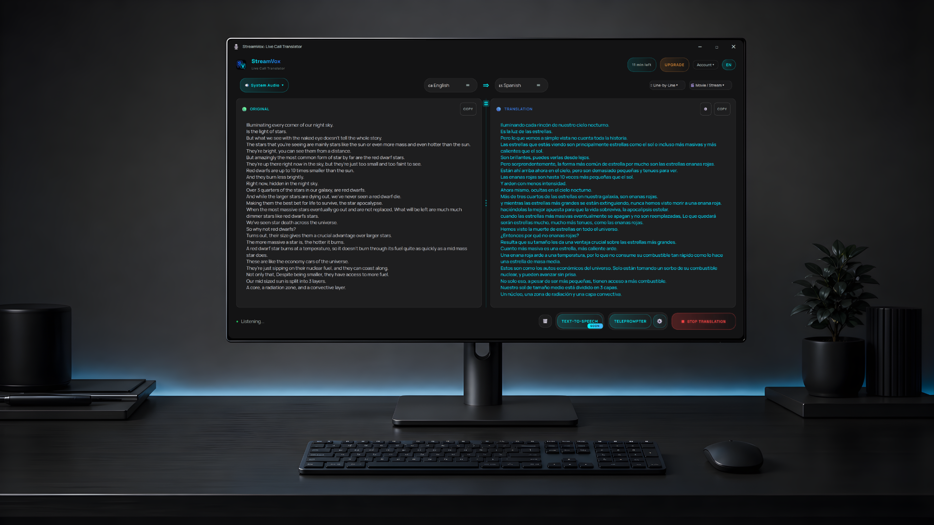 Traduzir Zoom e Teams em tempo real | StreamVox
